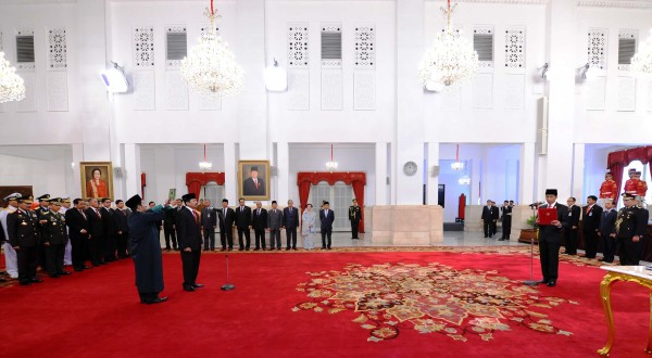 Sekretariat Kabinet Republik Indonesia | Presiden Jokowi Lantik Kembali ...
