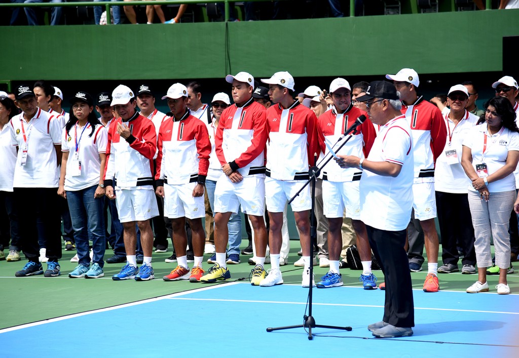 Sekretariat Kabinet Republik Indonesia | Renovasi Lapangan Tenis GBK ...
