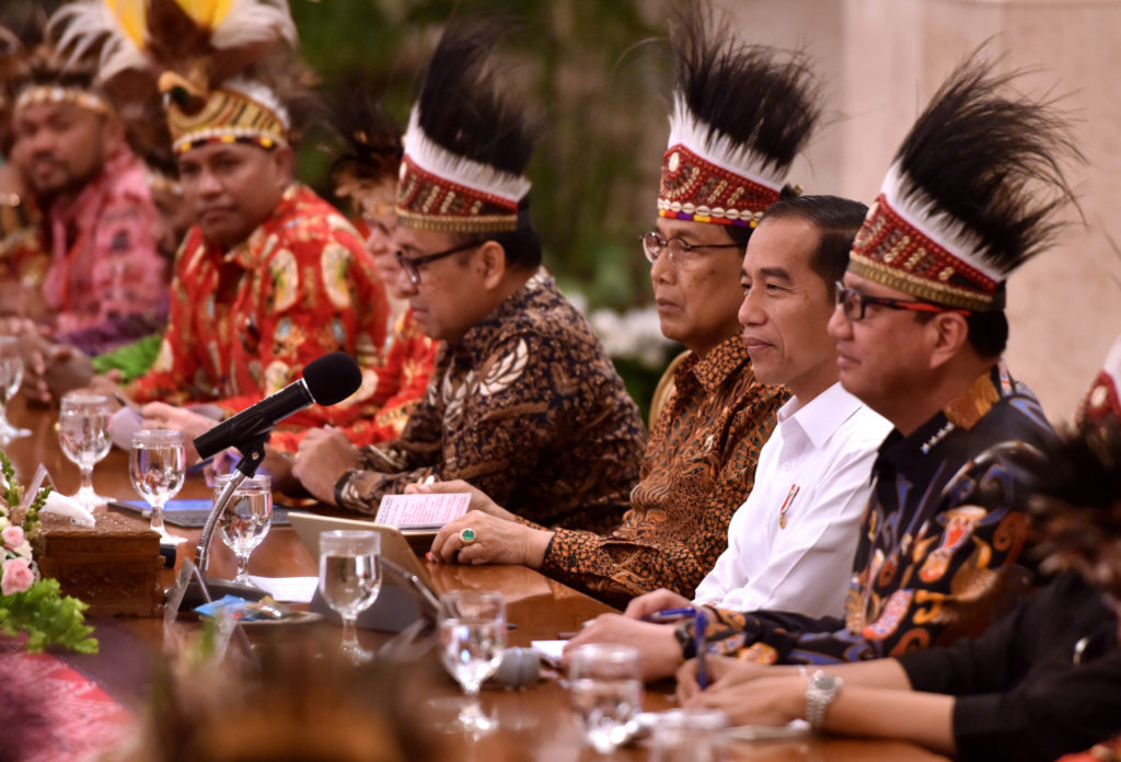 Sekretariat Kabinet Republik Indonesia Presiden Jokowi Menerima Tokoh