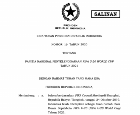 Sekretariat Kabinet Republik Indonesia | Inilah Keppres Panitia Nasional Penyelenggaraan FIFA U ...