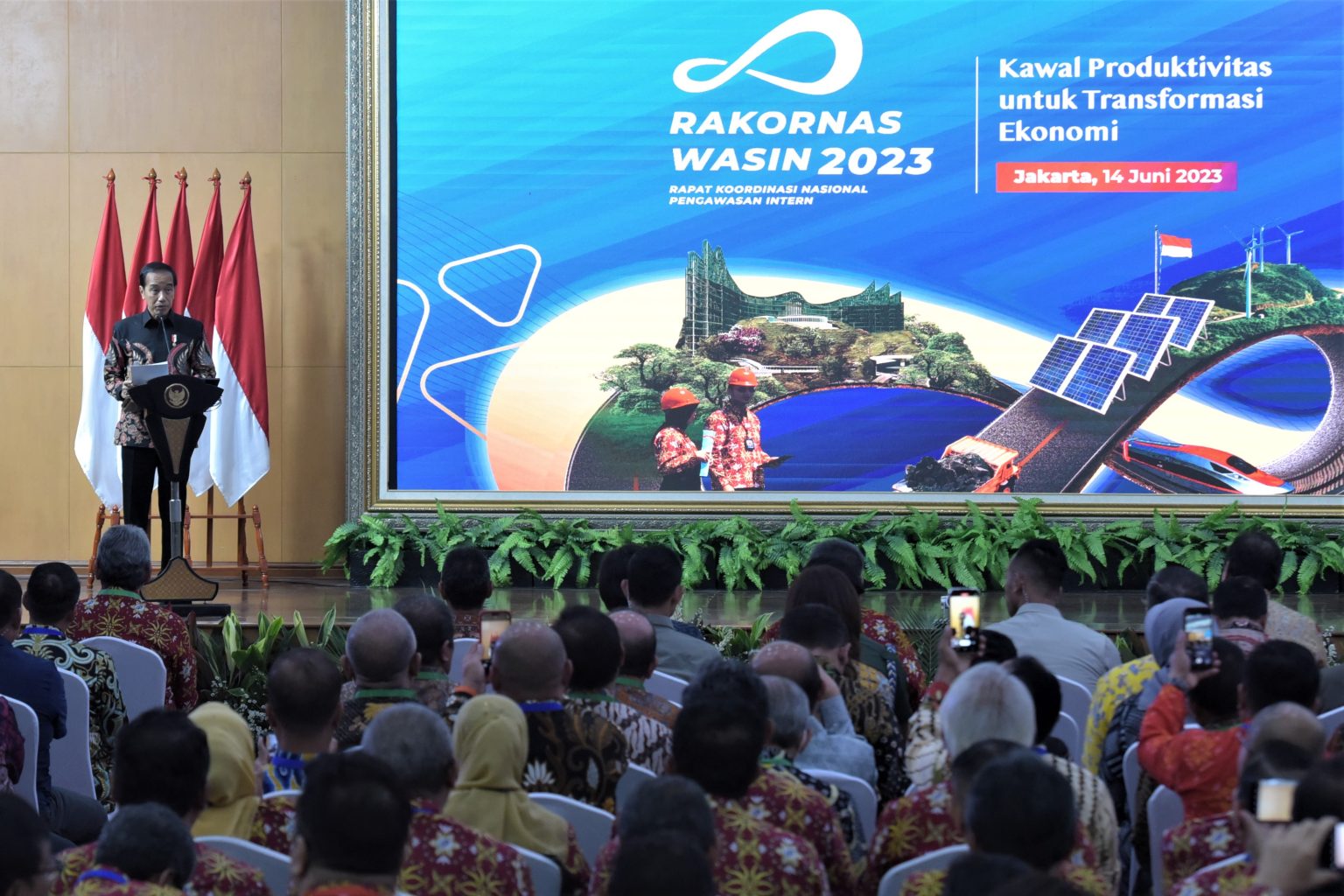 Sekretariat Kabinet Republik Indonesia | Buka Rakornas Pengawasan Intern, Presiden: Harus ...