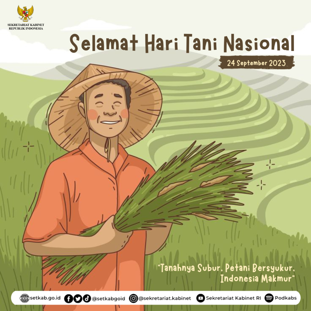 Sekretariat Kabinet Republik Indonesia | Hari Tani Nasional – Sekretariat Kabinet Republik Indonesia