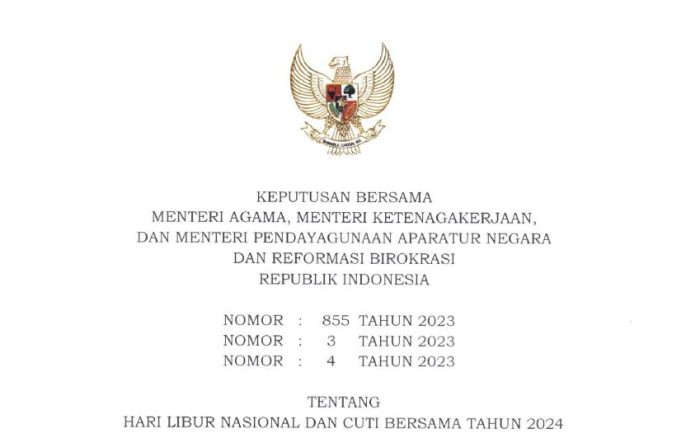 Sekretariat Kabinet Republik Indonesia | Inilah SKB 3 Menteri Libur Nasional dan Cuti Bersama ...