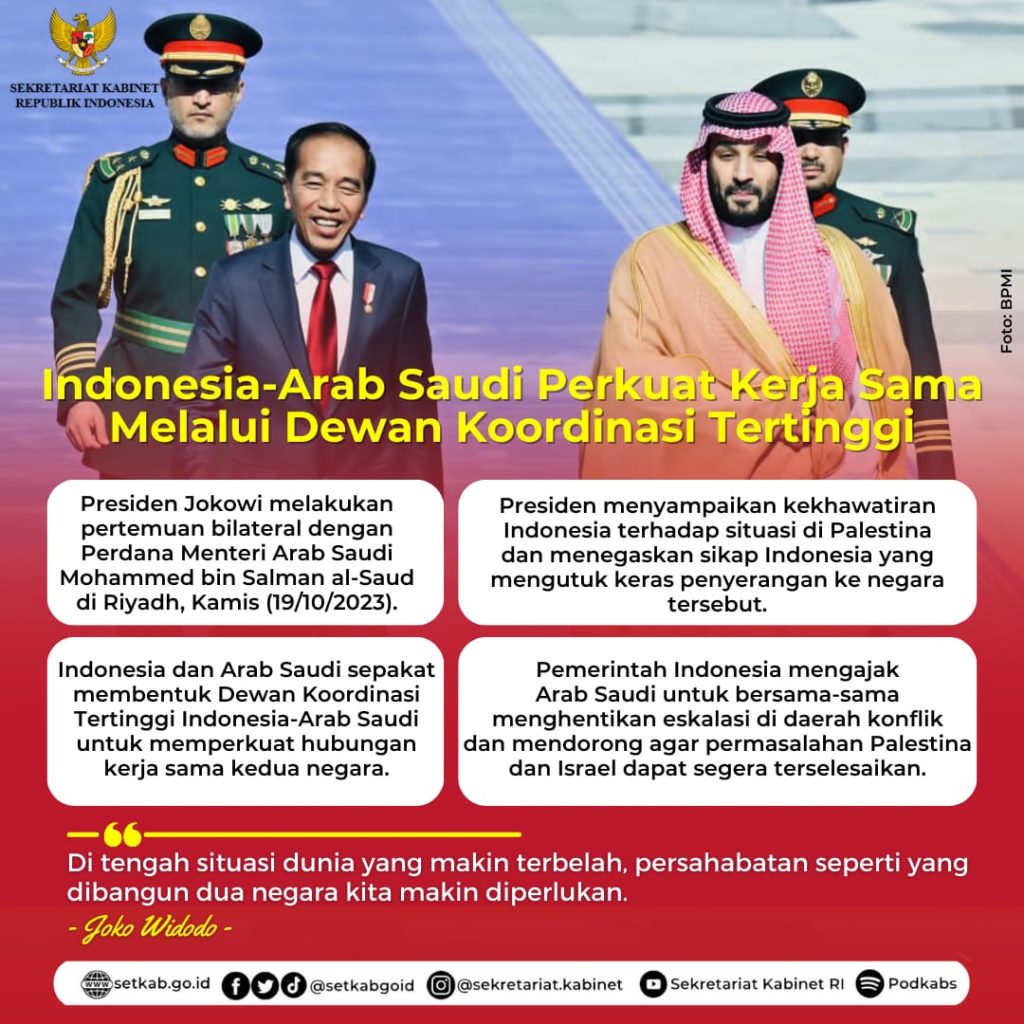 Sekretariat Kabinet Republik Indonesia | Indonesia-Arab Saudi Perkuat ... Sekretariat Kabinet Republik Indonesia | Indonesia-Arab Saudi Perkuat ...