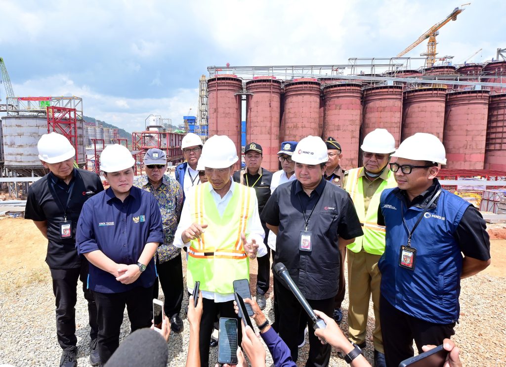 Sekretariat Kabinet Republik Indonesia | Peninjauan Smelter Grade ...