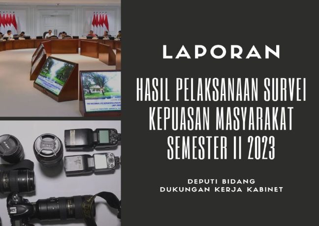 Sekretariat Kabinet Republik Indonesia | Laporan Hasil Pelaksanaan Survei Kepuasan Masyarakat ...