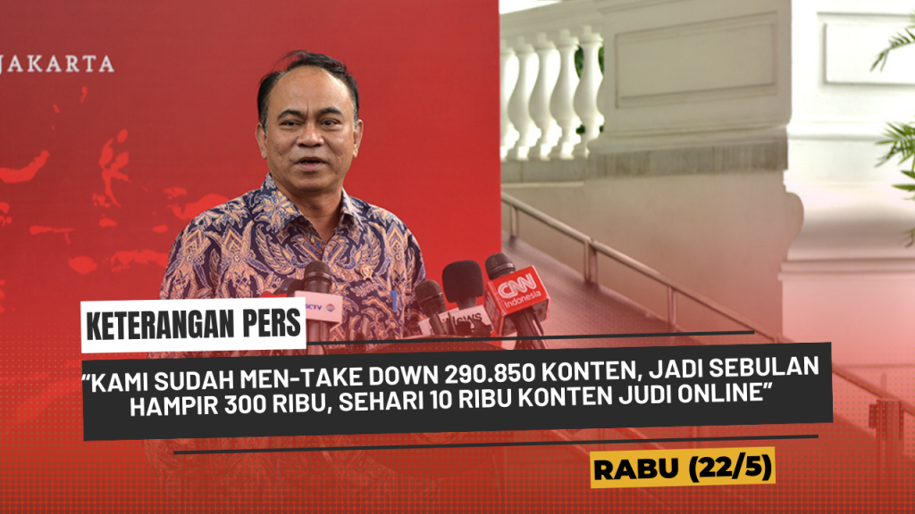 Sekretariat Kabinet Republik Indonesia | Keterangan Pers Menkominfo usai Rapat, Rabu (22/5 ...