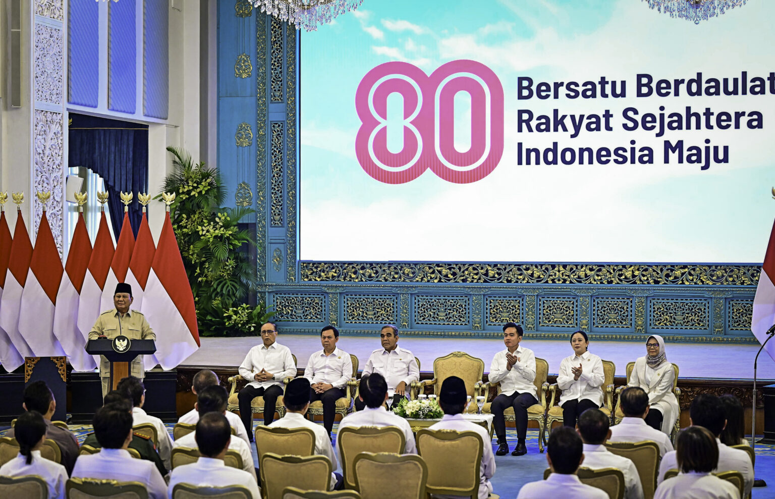 Sekretariat Kabinet Republik Indonesia | Logo dan Tema HUT Ke-80 ...